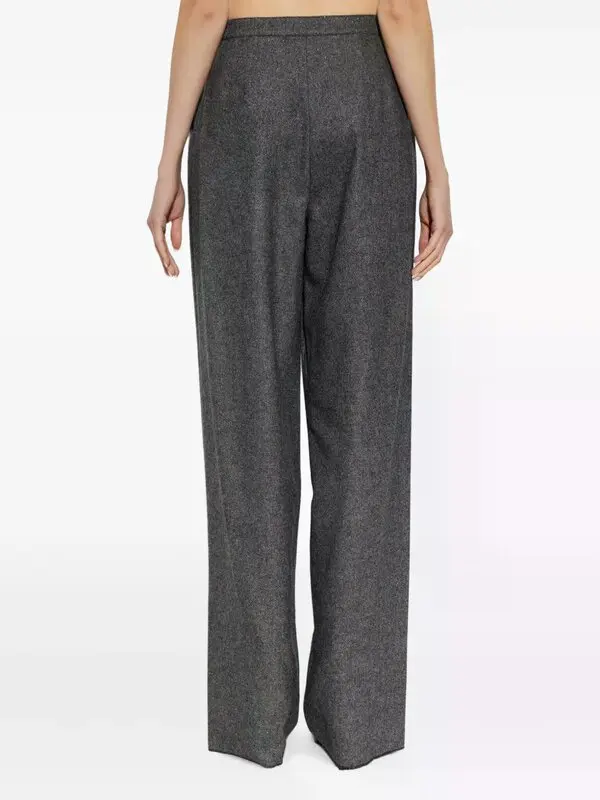 Emporio Armani Lurex-thread Pleated Trousers