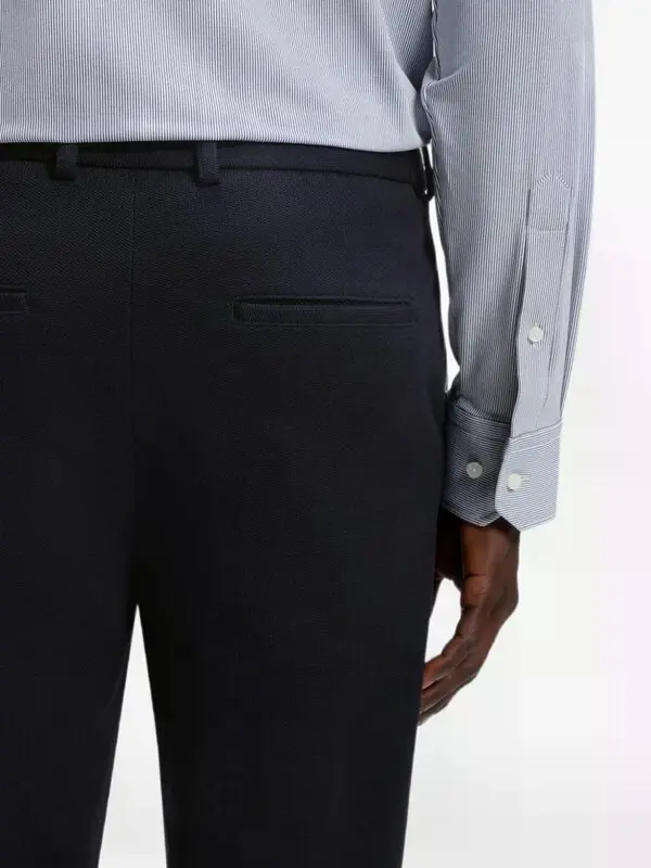 BOSS Textured Tapered Fit Trousers