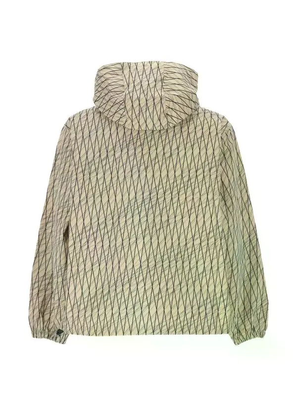 MURPHY&NYE Geometric-print Hooded Hoodie Jacket