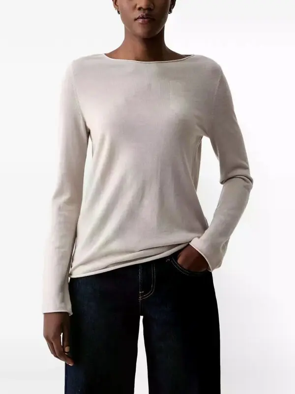 Marc O'polo Boat-neck Long-sleeve Sweater