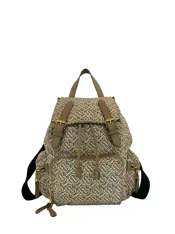 Burberry 2016-2026 Tb Monogram Nylon Backpack - Brown