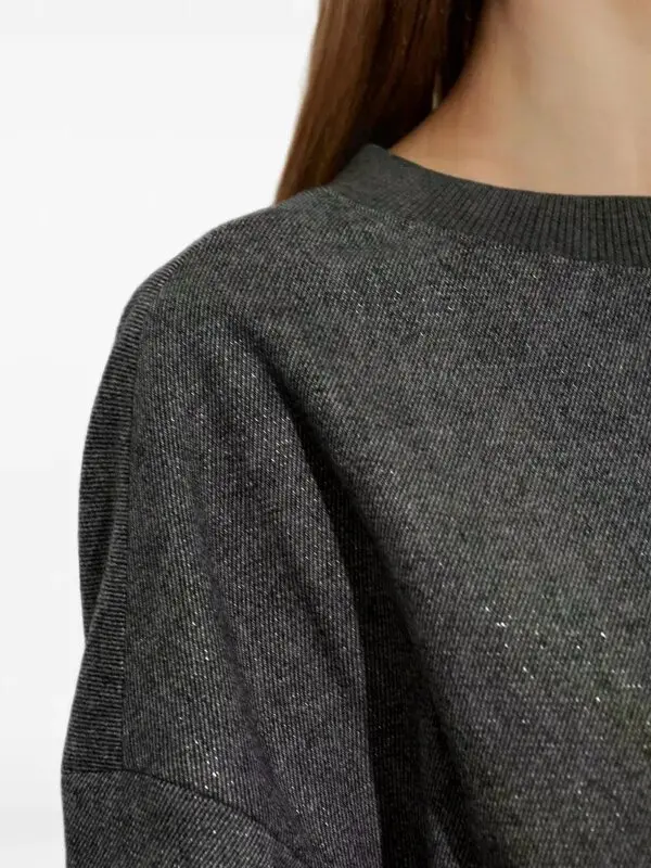 Emporio Armani Lurex-thread Top