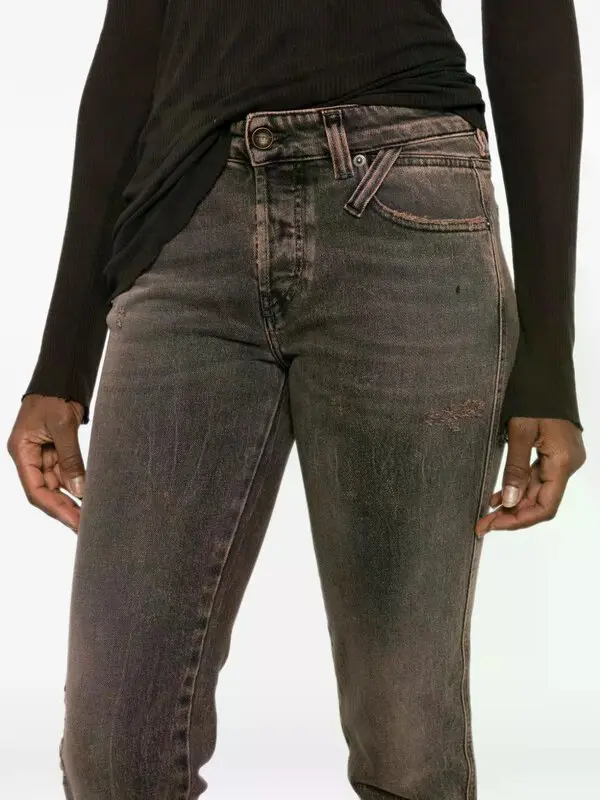 DIESEL® Distressed Faded Jeans