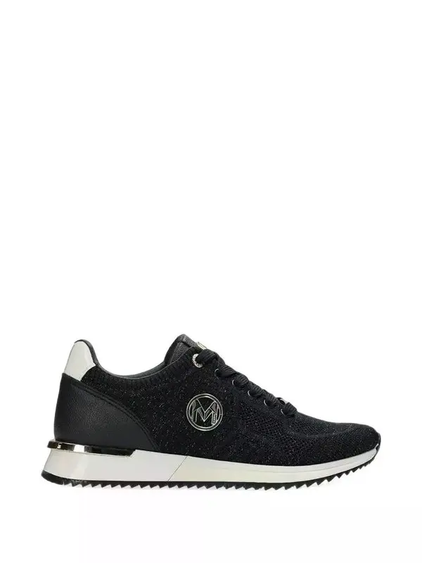 MEXX Glitter-knit Logo Plaque Sneakers