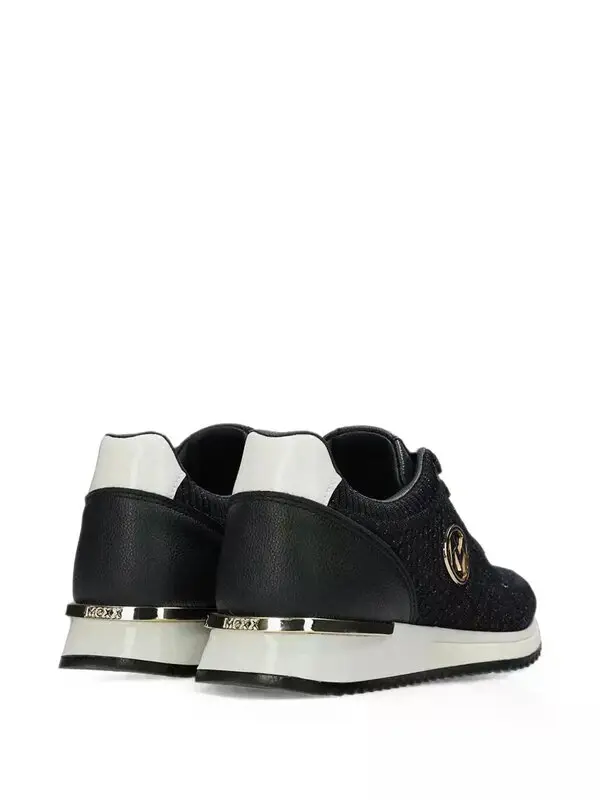 MEXX Glitter-knit Logo Plaque Sneakers