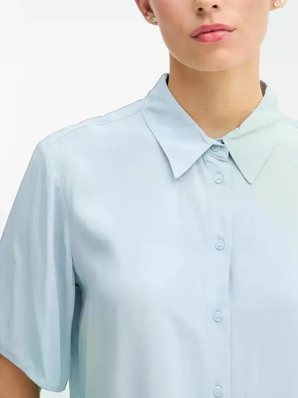 BENETTON Short Sleeve Shirt - Blue