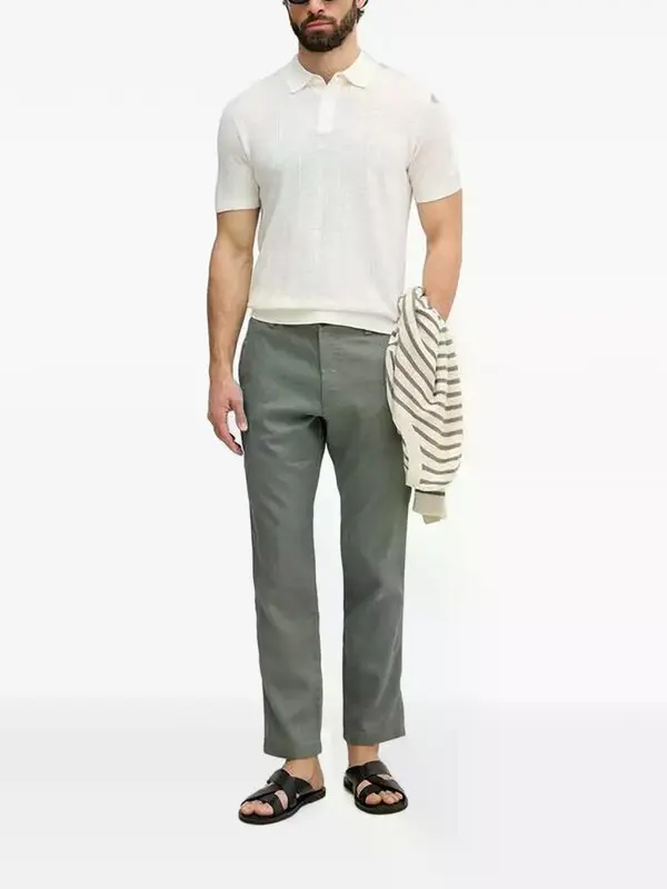 BENETTON Textured-knit Polo Shirt