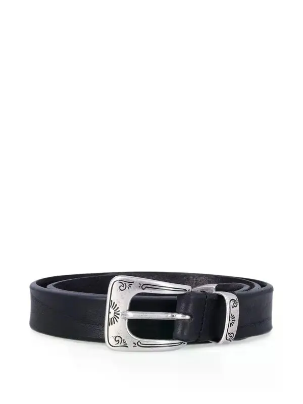 MANCINI 1979 William Engraved Leather Belt