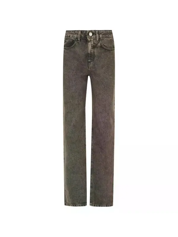 Federica Tosi Acid-wash Jeans - Brown