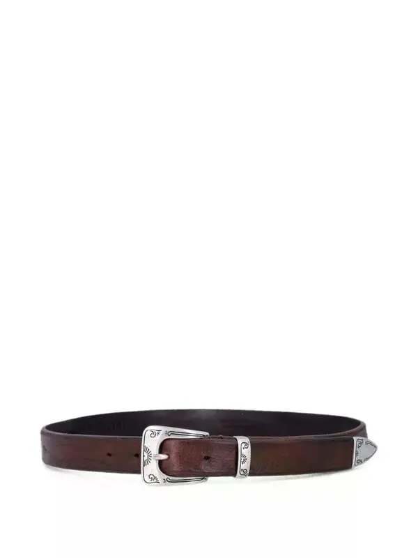 MANCINI 1979 William Engraved Leather Belt