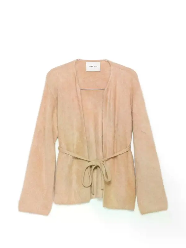 Soft Goat Brushed Wrap Cardigan