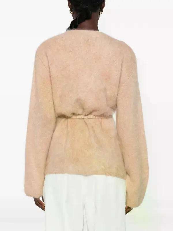 Soft Goat Brushed Wrap Cardigan