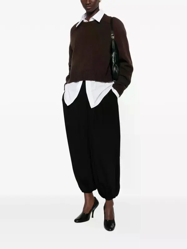 Soft Goat Cropped Cashmere Sweater