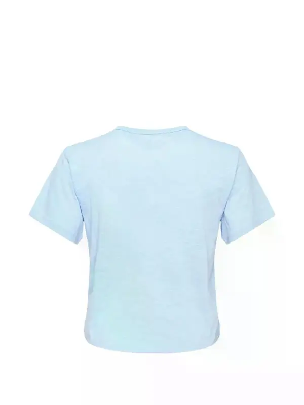 Mardi Mercredi Flower Slim Slub T-shirt