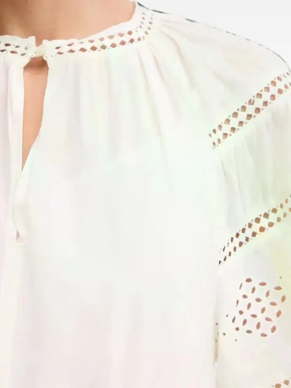 Marc O'polo Broderie-anglaise Ruffled Mini Dress