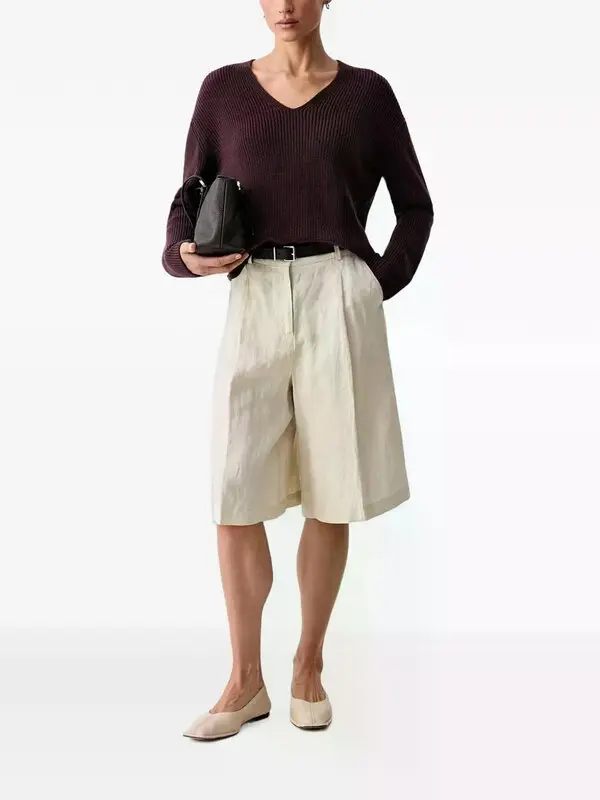 Marc O'polo Ribbed V-neck Sweater