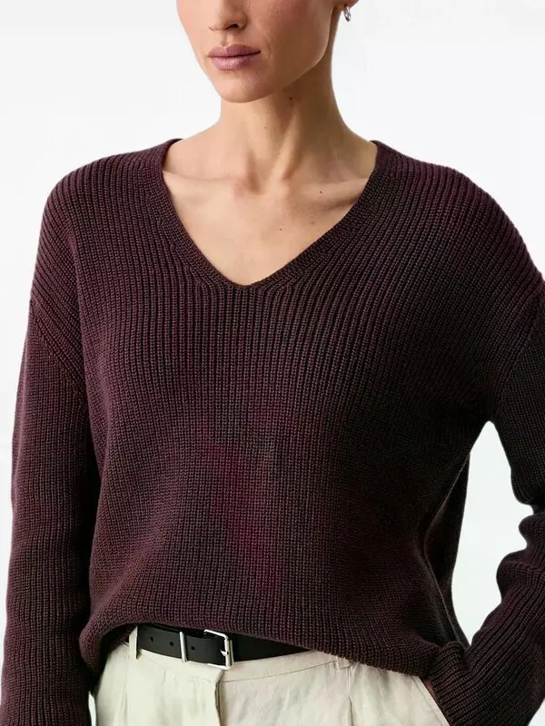 Marc O'polo Ribbed V-neck Sweater