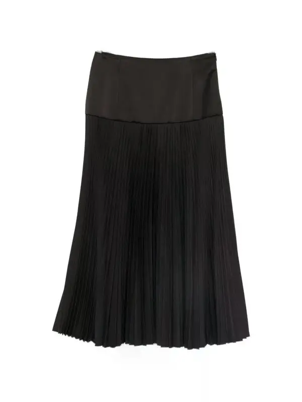 Imperial Pleated Cotton Skirt