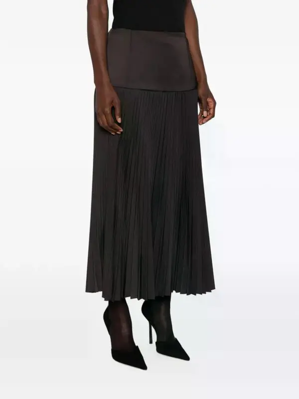 Imperial Pleated Cotton Skirt