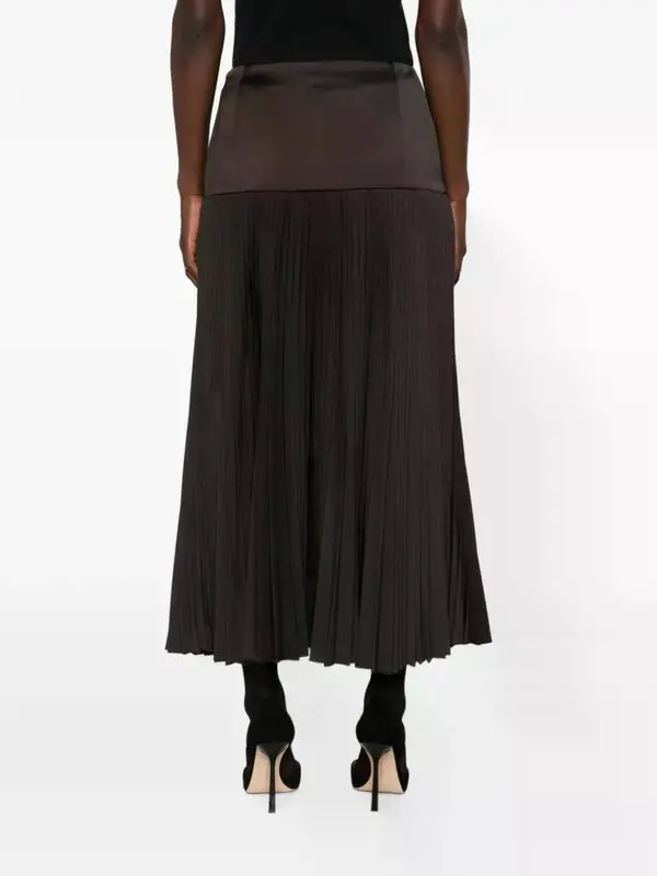 Imperial Pleated Cotton Skirt