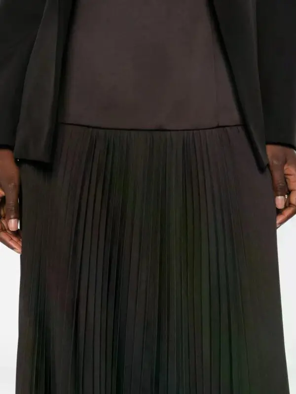 Imperial Pleated Cotton Skirt