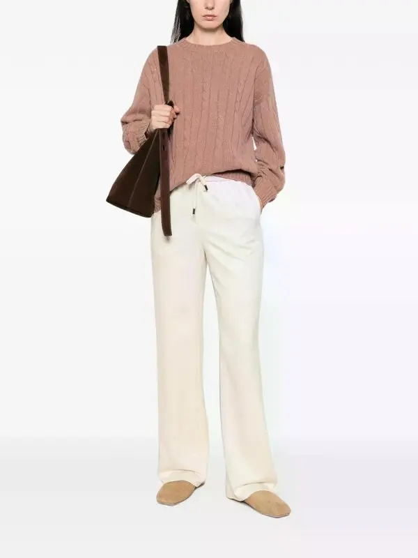 Peserico Cable-knit Sequin-embellished Sweater