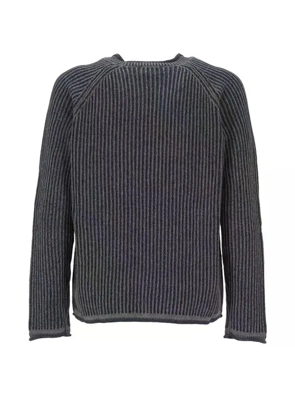 MURPHY&NYE Logo-print Ribbed-knit Sweater