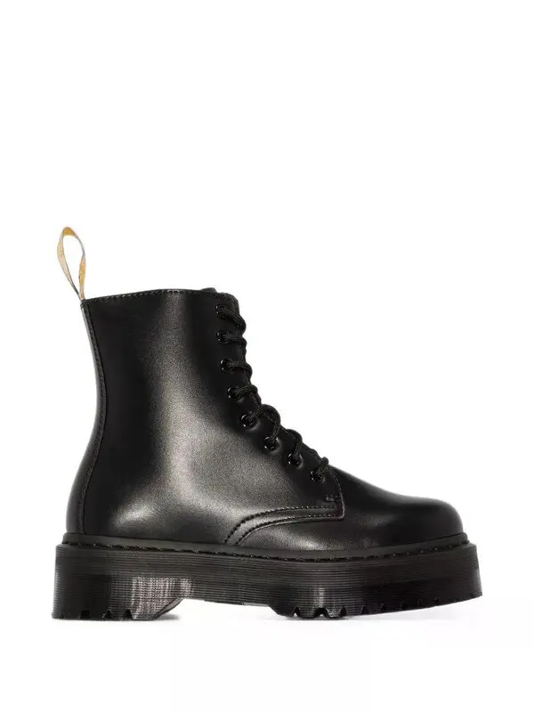Dr. Martens Jadon Ii Mono Lace-up Platform Boots - Black