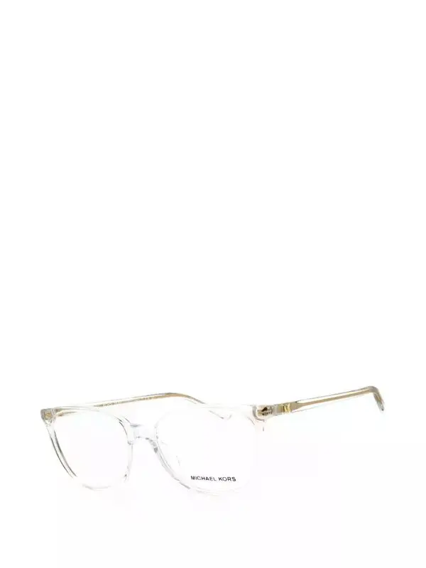 Michael Kors Santa Clara Oval Eyeglasses - White