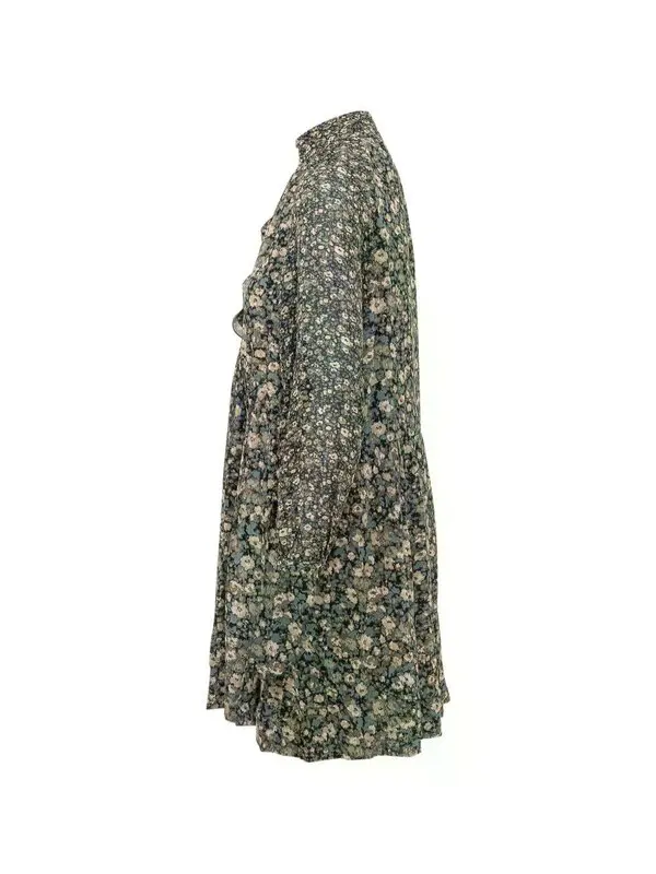 Ba&sh Kimia Ruffled Floral-print Mini Dress