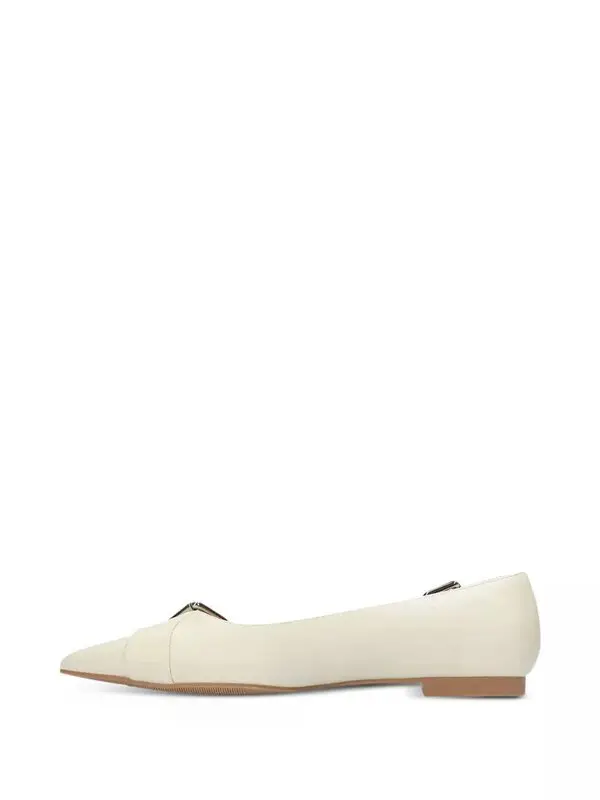 MEXX Tami Buckle-detail Pointed-toe Ballet Flats