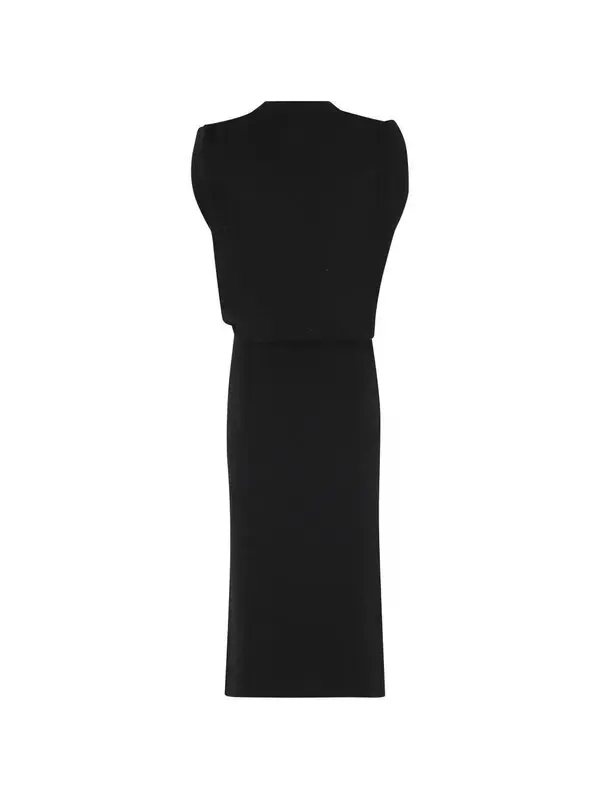 Giuseppe Di Morabito Crystal-embellished Sleeveless Midi Dress