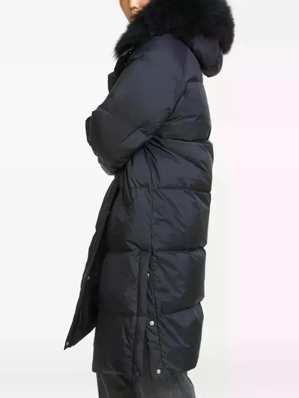 YVES SALOMON Fur-trimmed Hooded Down Coat