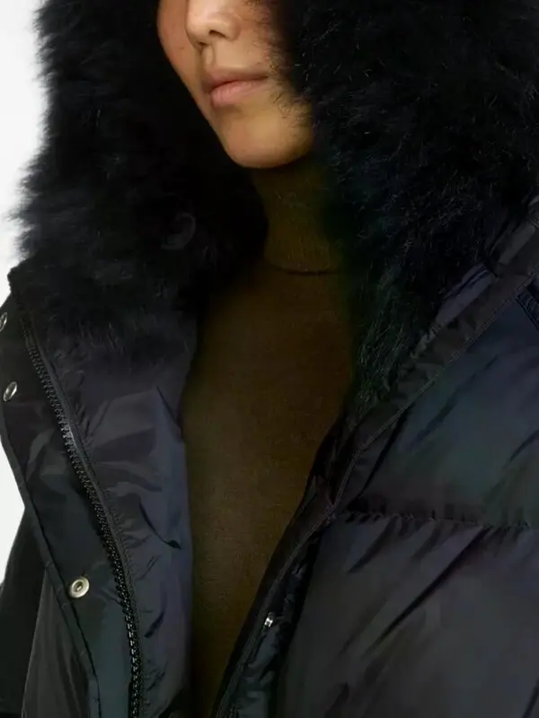 YVES SALOMON Fur-trimmed Hooded Down Coat