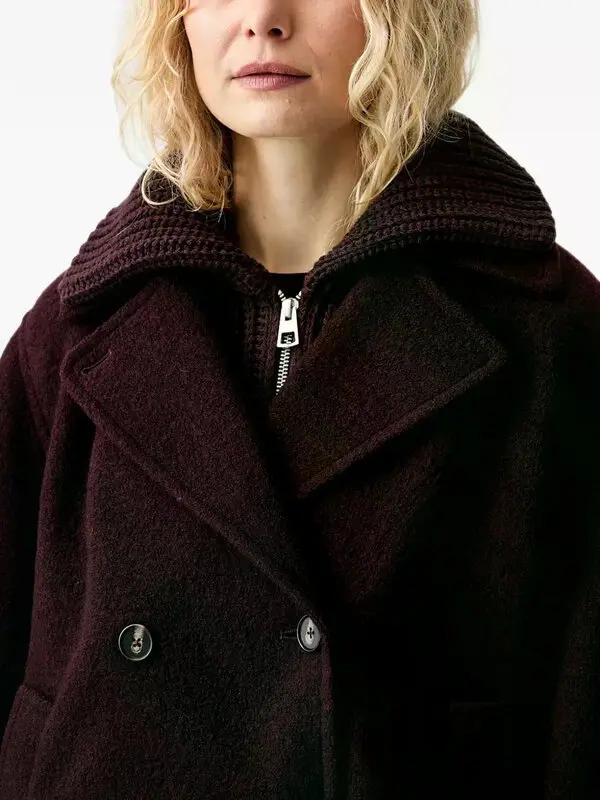 Marc O'polo Double-breasted Long-sleeve Peacoat
