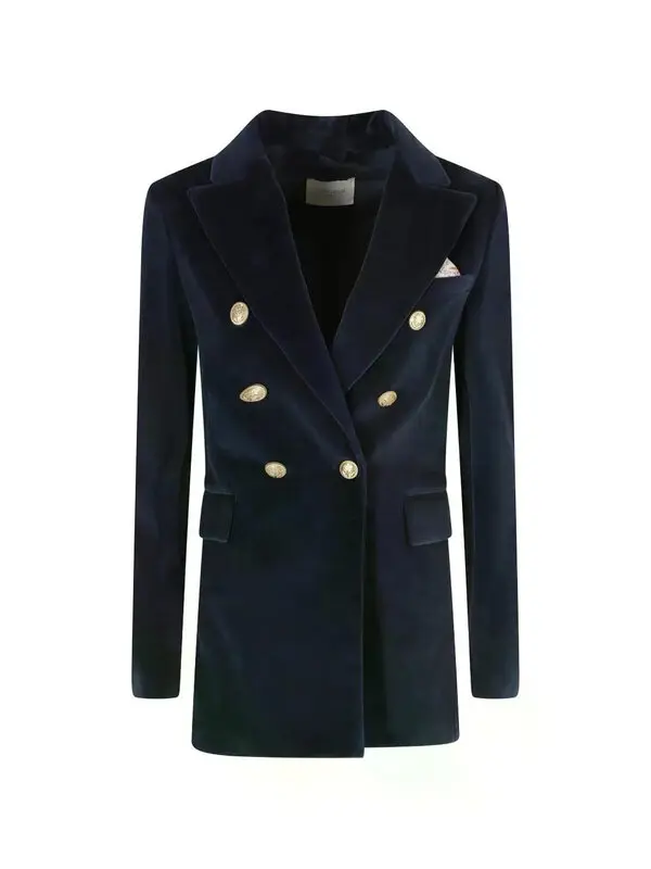 CIRCOLO 1901 Double-breasted Coat - Blue