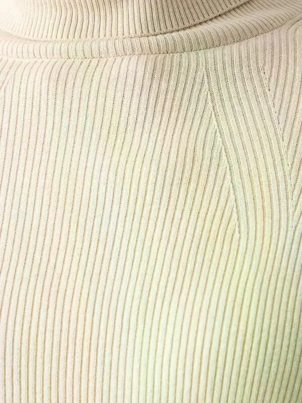 Marc O'polo Ribbed Knit Roll Neck Sweater - Neutrals