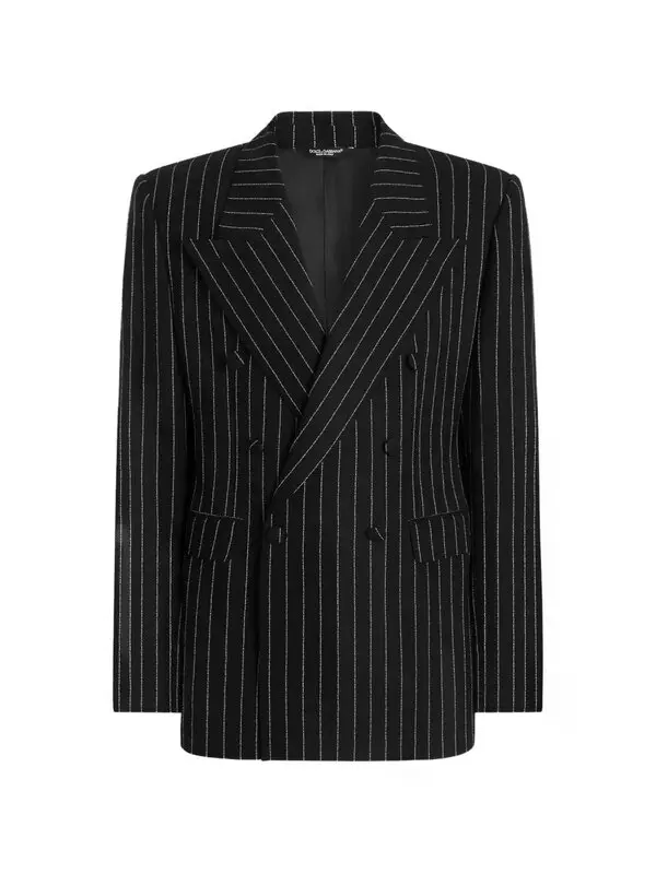 Dolce & Gabbana Double-breasted Pinstripe Blazer