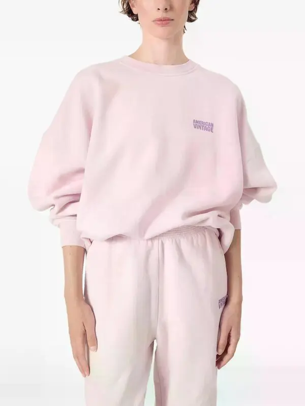 American Vintage Logo Patch Sweatshirt