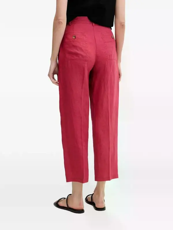 BENETTON Linen Straight Trousers
