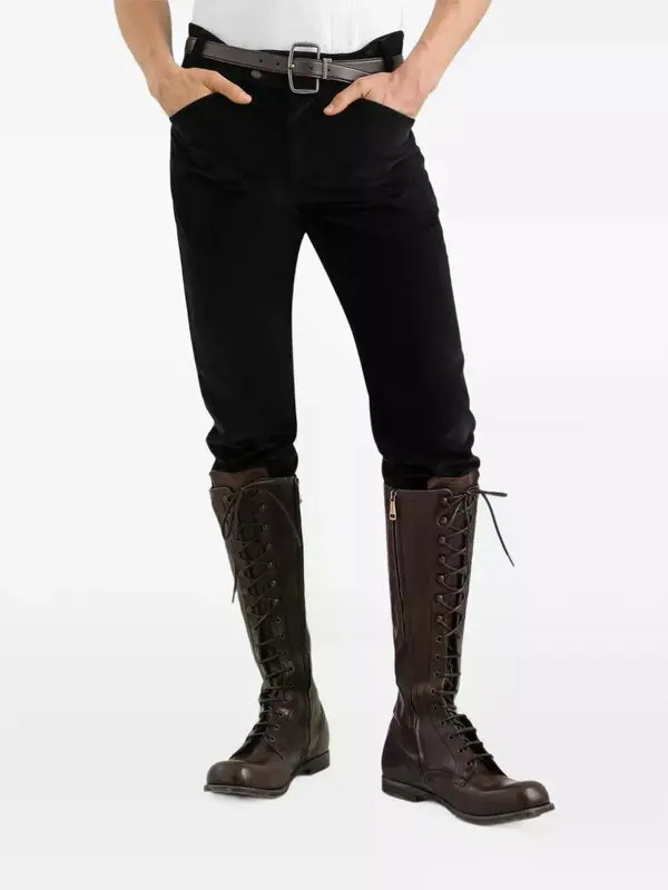 Dolce & Gabbana Velvet Trousers - Black