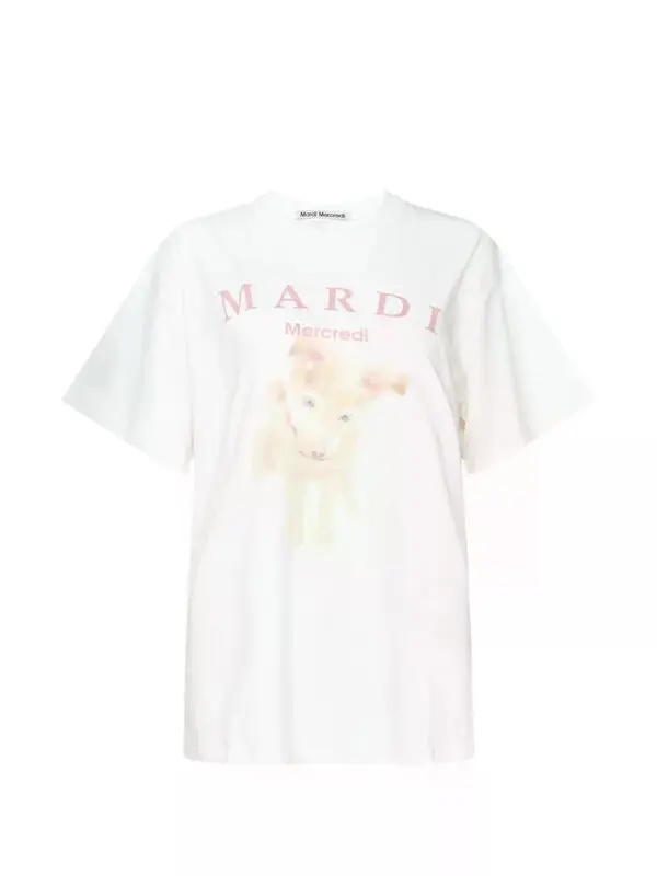 Mardi Mercredi Graphic Print T-shirt