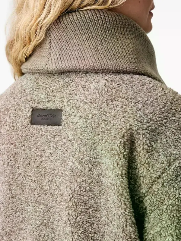 Marc O'polo Brushed-effect Zip-up Jacket
