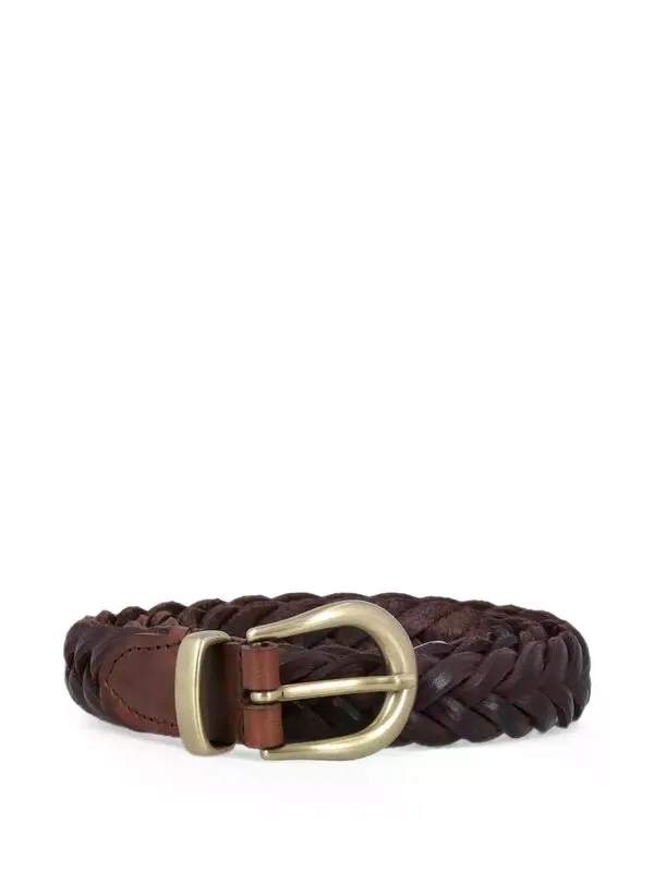 MANCINI 1979 Braided Leather Belt