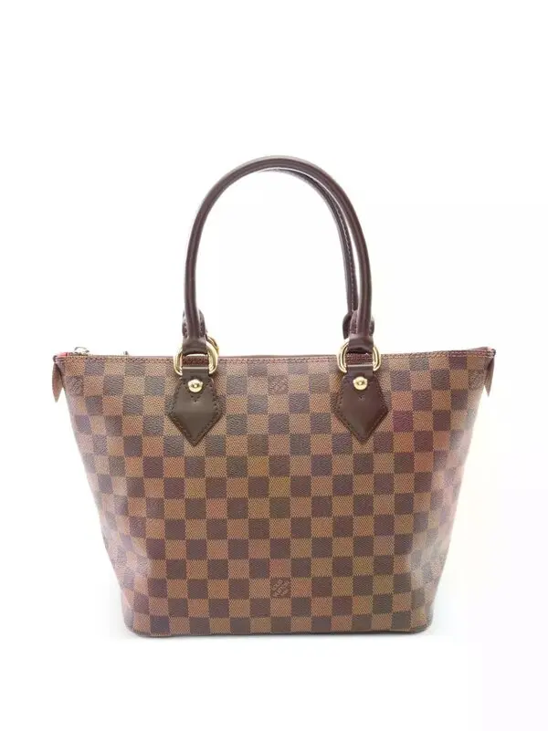 LOUIS VUITTON Saleya Pm Damier Ebene Tote Bag