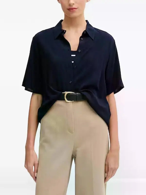 BENETTON Short-sleeved Button-down Shirt