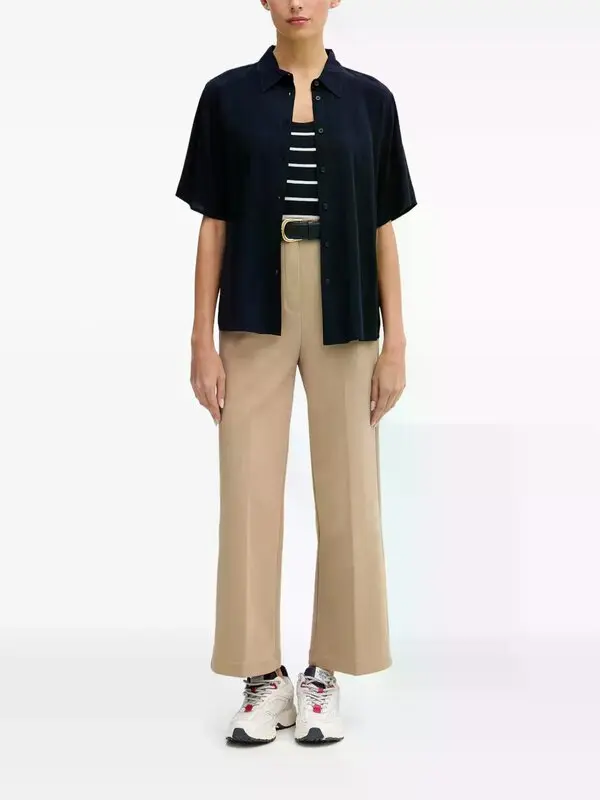 BENETTON Short-sleeved Button-down Shirt
