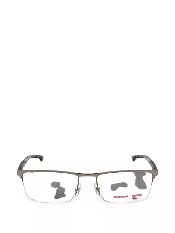 Carrera Eyewear Rectangle Frame Half Rim Eyeglasses - Grey