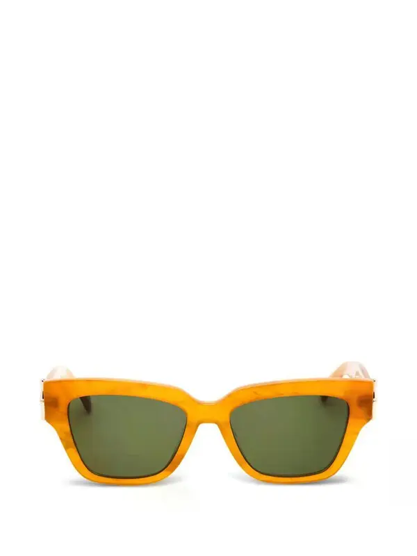 Longchamp Rectangle Frame Sunglasses - Orange