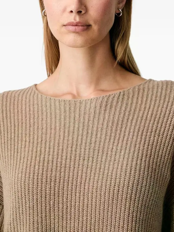 Marc O'polo Ribbed-knit Boat-neck Sweater